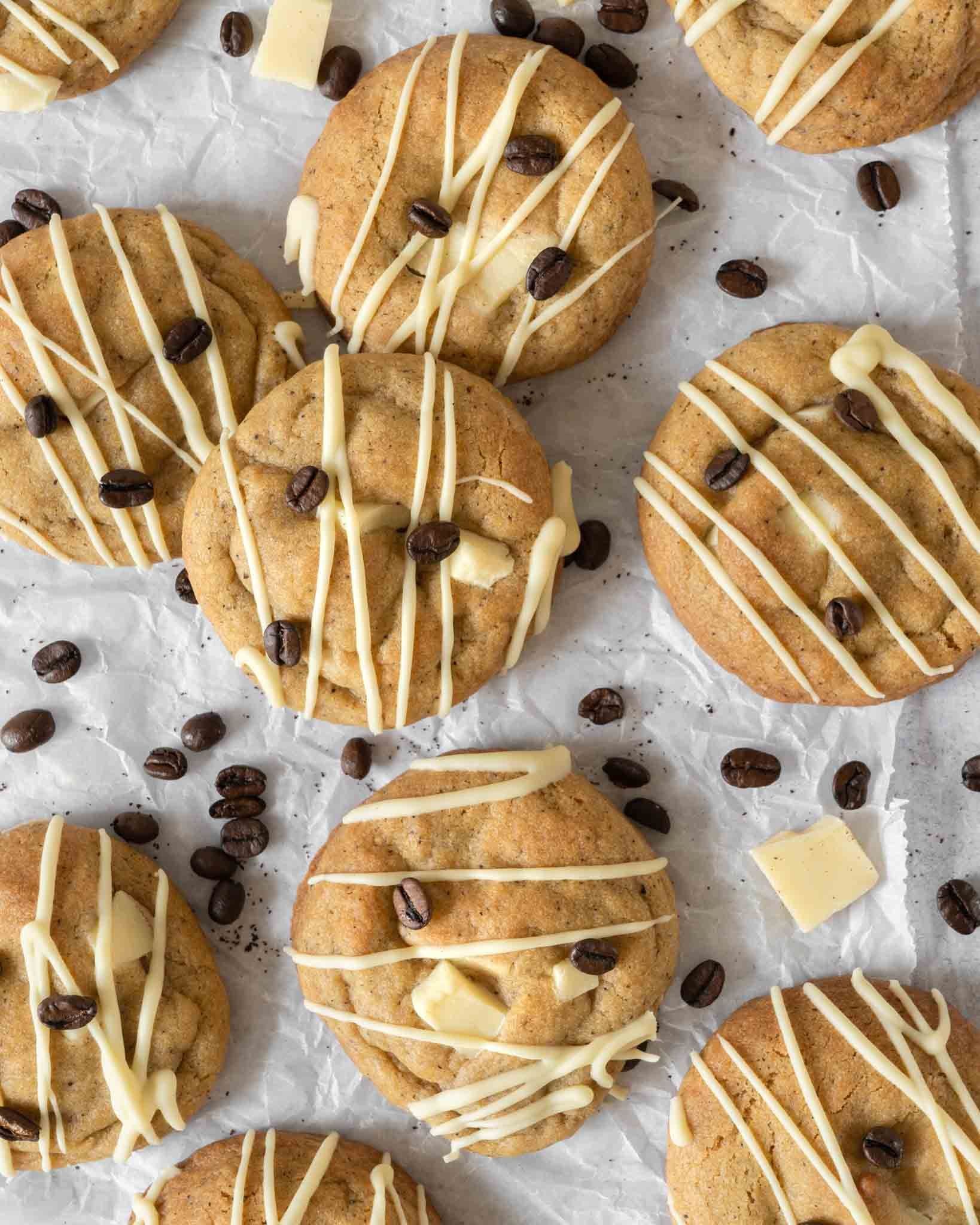 Vegan Coffee Cookies (Espresso Martini Cookies)