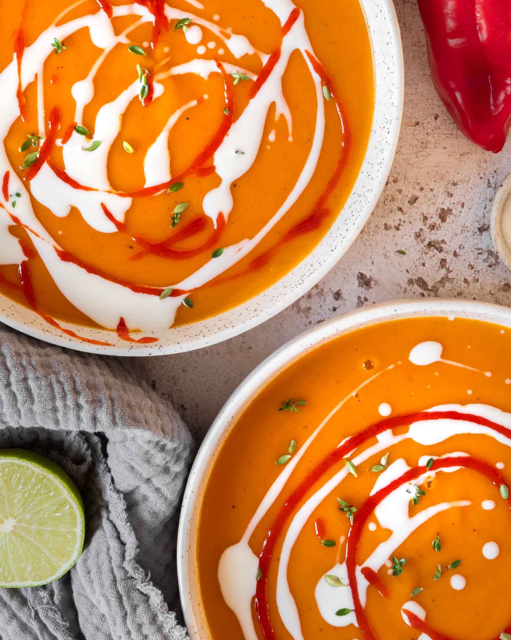 Sweet Potato Chilli Coconut Soup (Vegan Recipe)